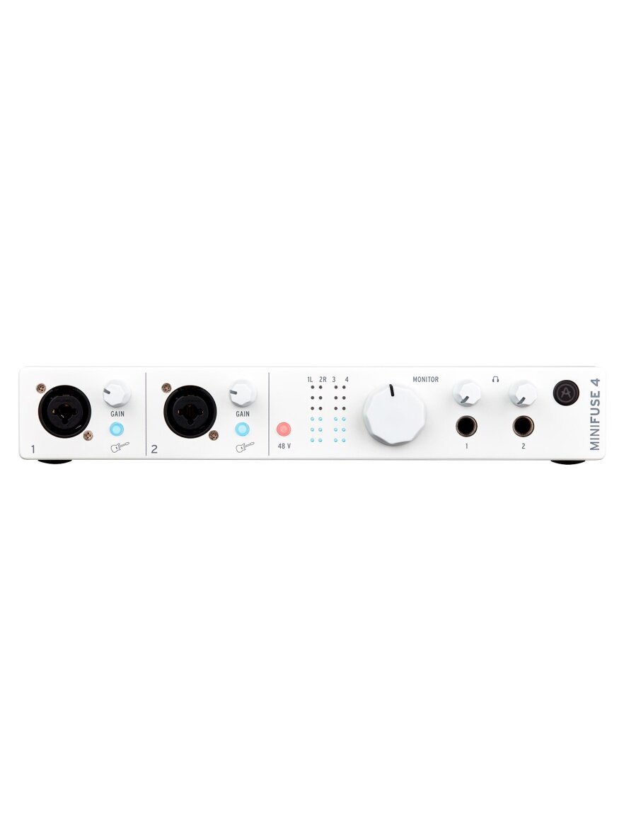 Аудиоинтерфейс Arturia MiniFuse 4 White — фото 1