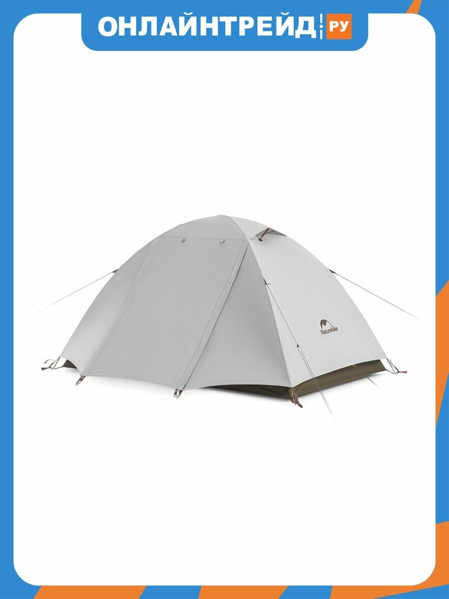 Палатка Naturehike Cloud-Creek (Yun chuan) 3-местная, алюминиевый каркас, серая, серия винил CNK2300ZP024-3CAWVE