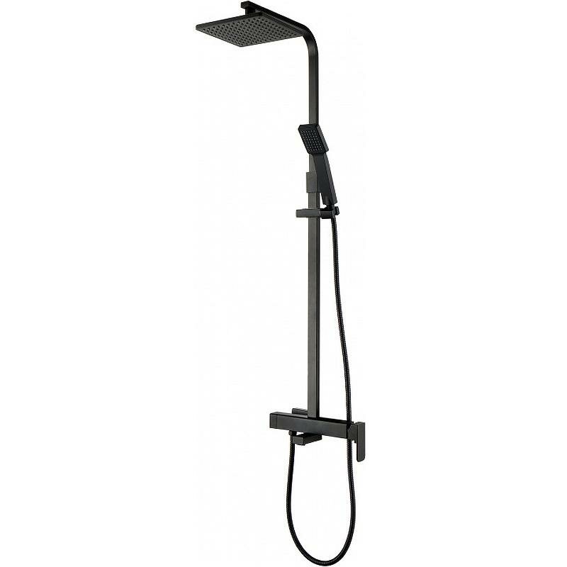 Душевая система Aquanet Gotic AF440-72-S-B 243327 Черная матовая
