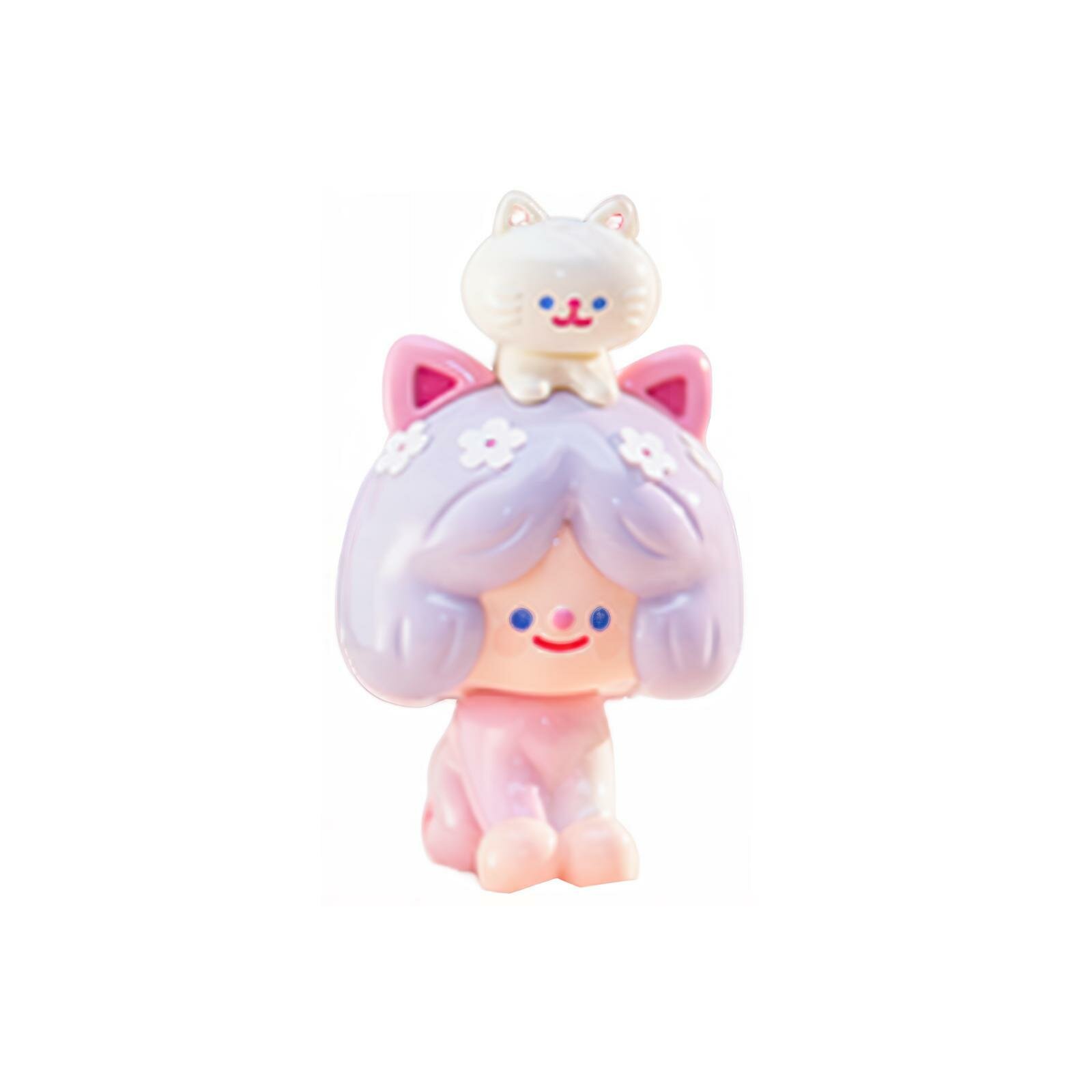 Игрушки унисекс FINDING UNICORN x RIO RICO Cat Peach Blossom Mystery Boxes, Confirmed-Peach Blossom Cat (Open)