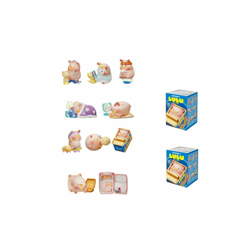 Набор фигурок унисекс 52TOYS Lulu The Piggy "Время уюта дома" коллекционные игрушки-сюрпризы, 2 шт.