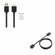 USB кабель Micro B, 0.2m, черный