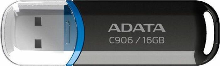 16 ГБ Флеш-накопитель ADATA Classic C906, USB 2.0 (AC906-16G-RBK), пластик, черный