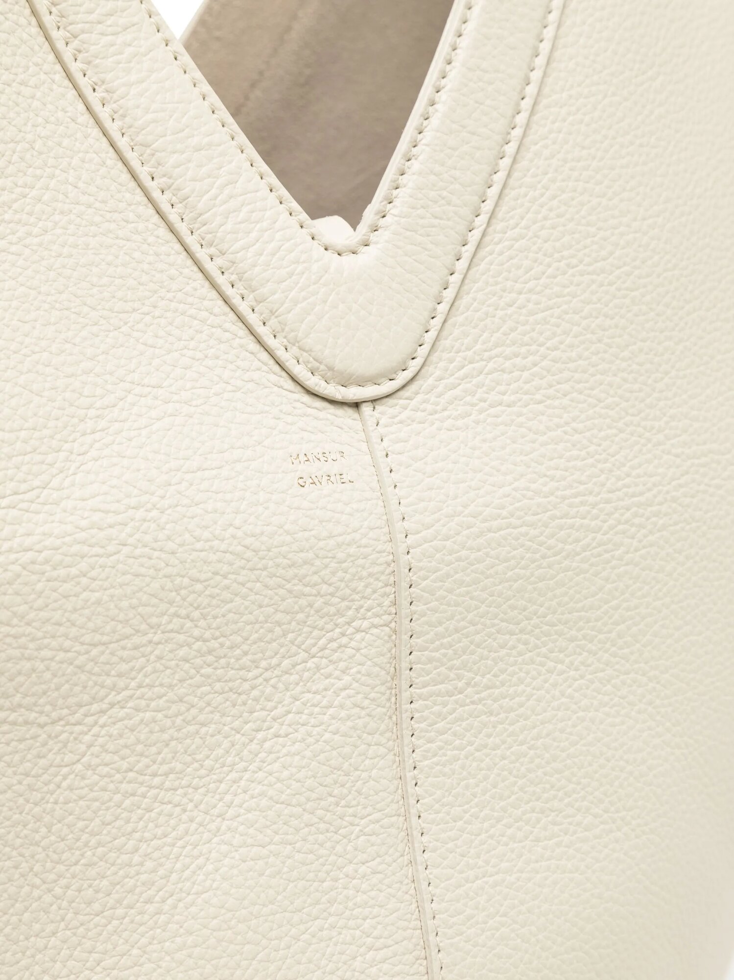 Сумка MANSUR GAVRIEL Soft M Hobo, белый — фото 1