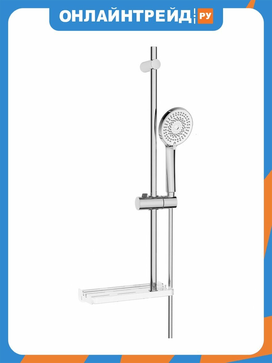 Душевой гарнитур Kaiser® Kaiser (R-1110) с полкой, хром