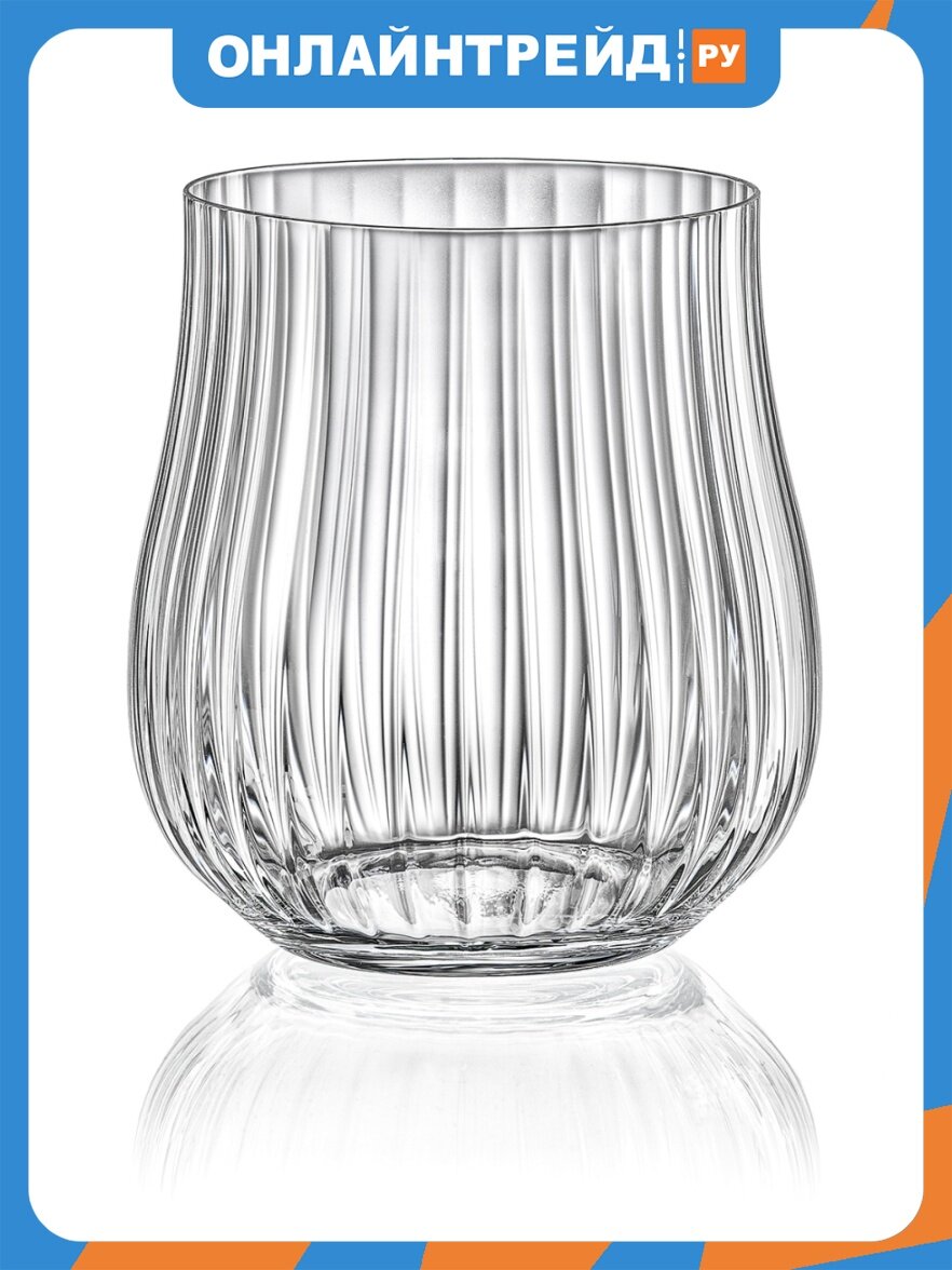 Набор стаканов Crystalex TULIPA OPTIC CR350201TO 6шт, 350 мл