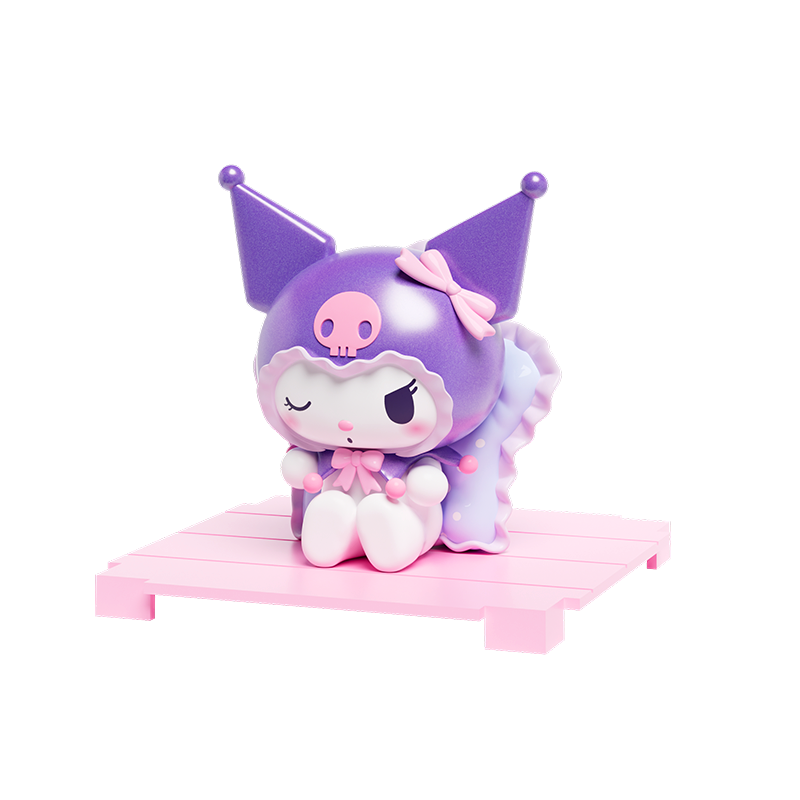 Домашняя коллекция унисекс MOETCH Kuromi Sanrio, Confirmed-Stars Throw Pillow (Open)