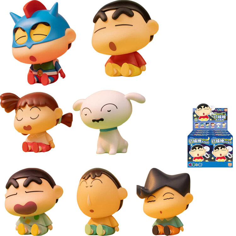 Брелок-сюрприз унисекс 52TOYS x Crayon Shinchan Sleepy Collection, 6 шт.
