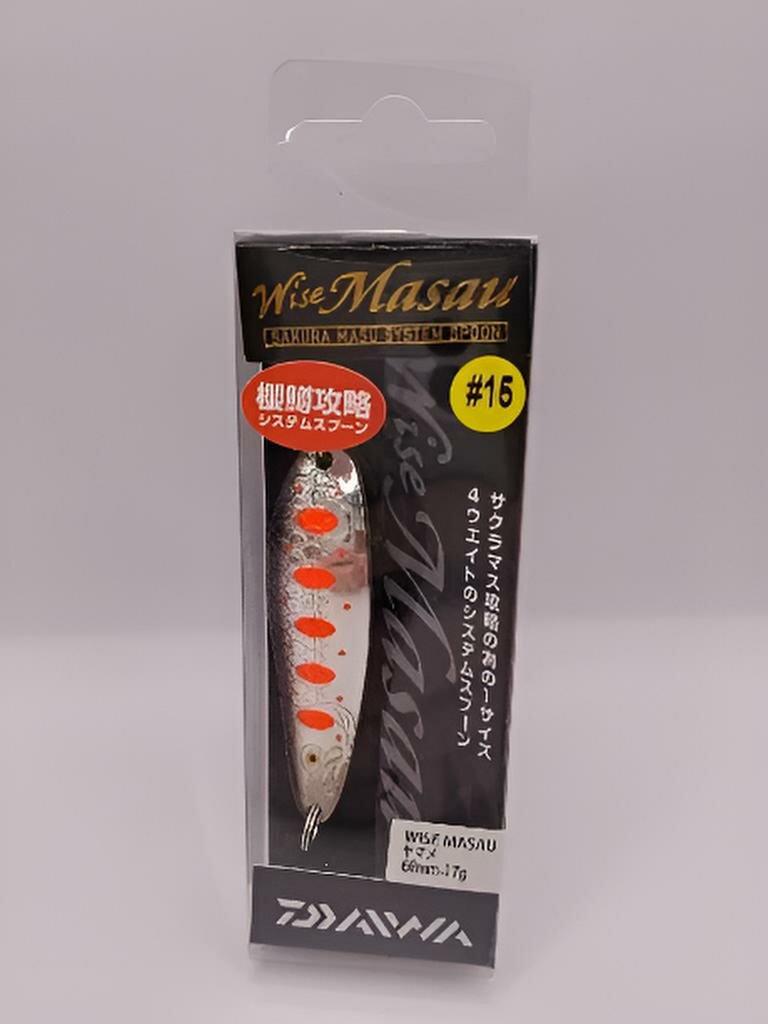 Блесна Daiwa Wise Masau 17гр, 68мм, блесна-колебалка для ловли лососевых
