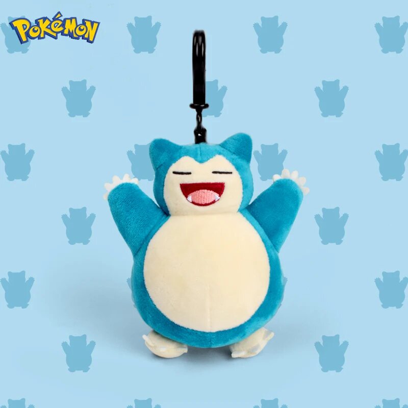 Натуральные Плюшевые Игрушки Из Серии Pokemon: Пикачу, Снорлакс, Милые Брелоки-подвески, Подарок На День Рождения Для Мальчика