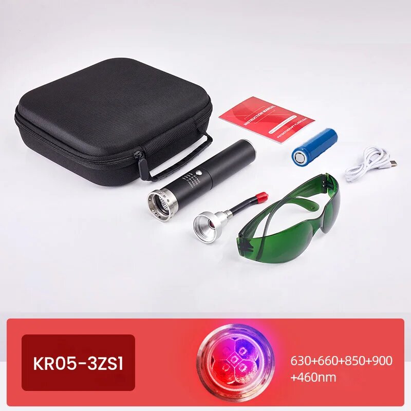Инфракрасный луч KR05-3ZS1, черный, 630+660+850+900+460nm