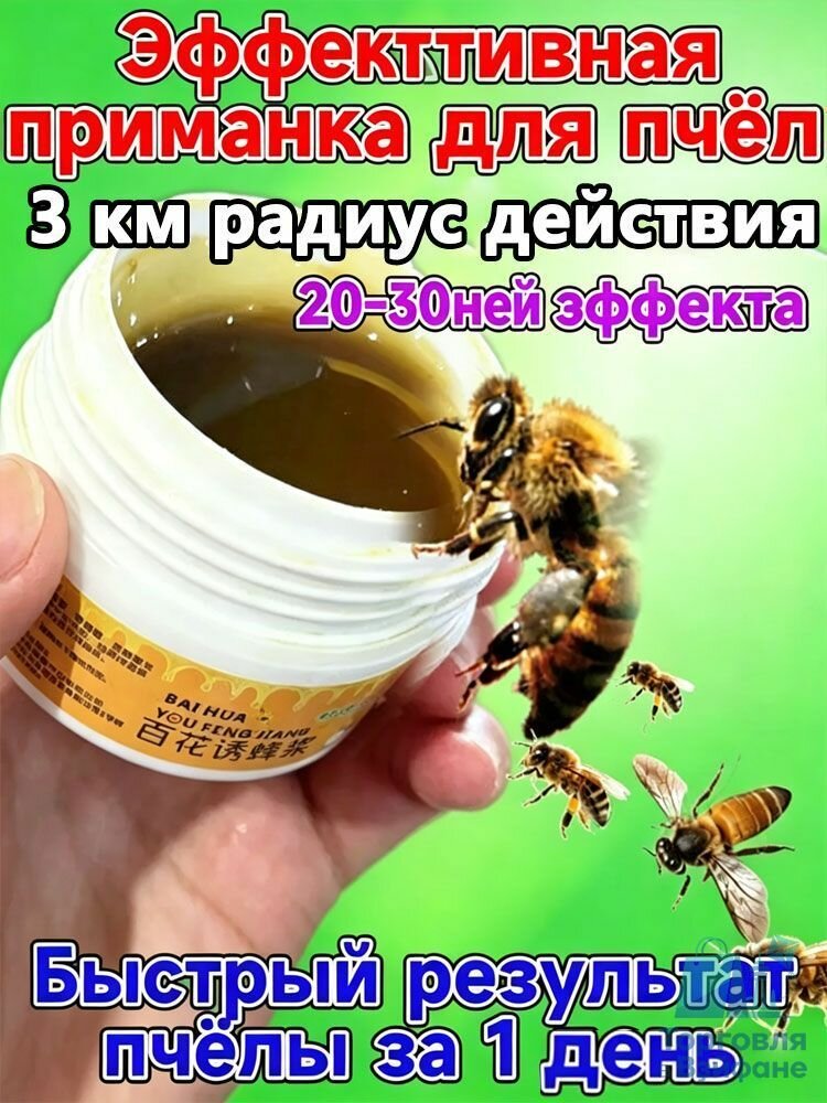 Апирой для пчел Паста-приманка для пчёл, 30 г