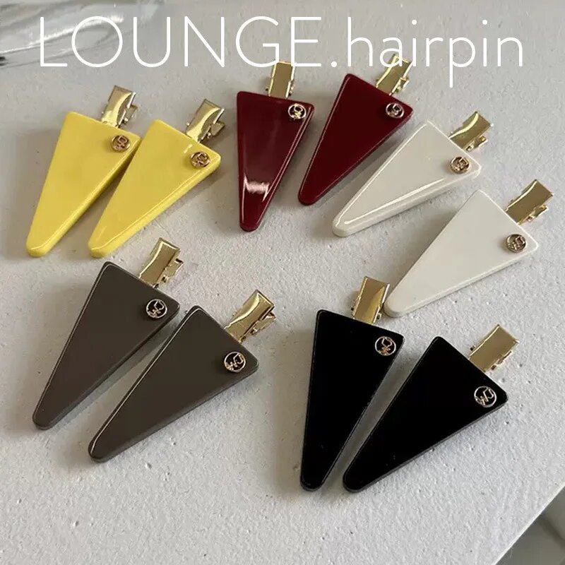 Триangular Makeup Clip Красный, red 6.5cm — фото 1