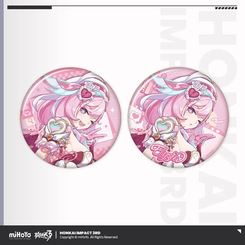 Фигурки Honkai Impact 3rd Elysia Mihoyo Tin Badge