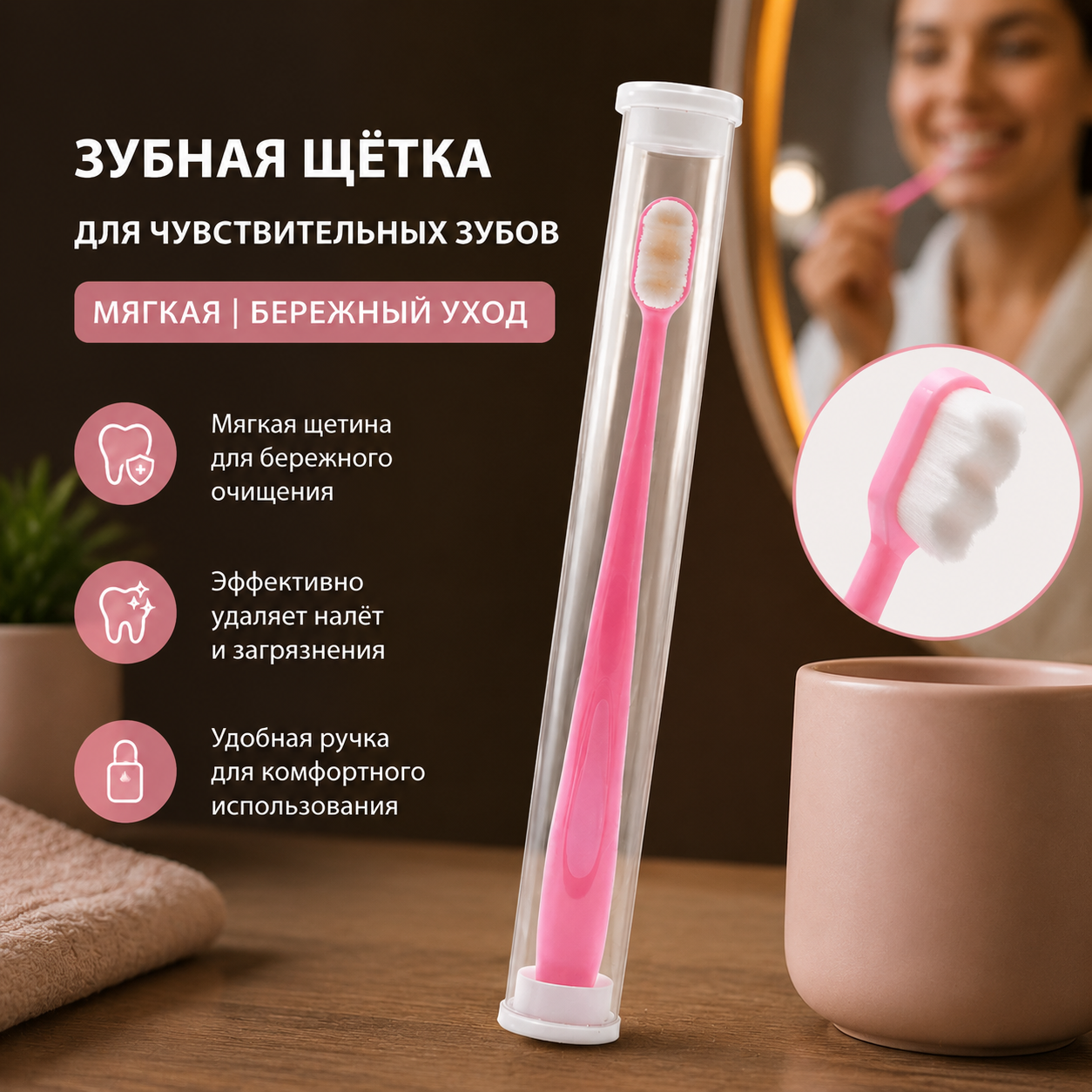 Зубная щетка зубные щетки lacalut pure firmeza média pack 3