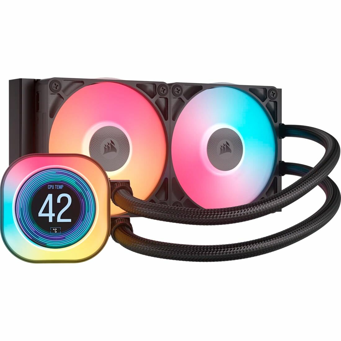 Система водяного охлаждения для ПК Corsair CW-9061022-WW 120 мм RGB