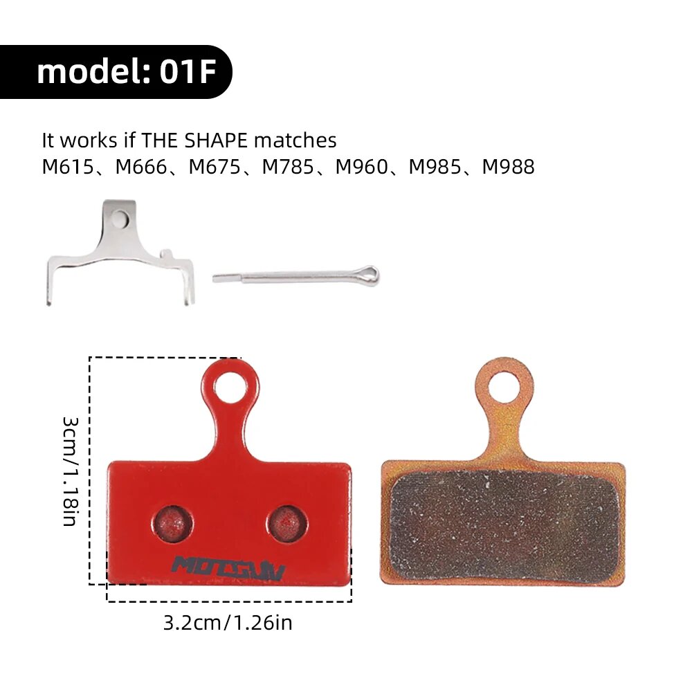 MOTSUV Гидравлические тормозные колодки Brake Pad 01F