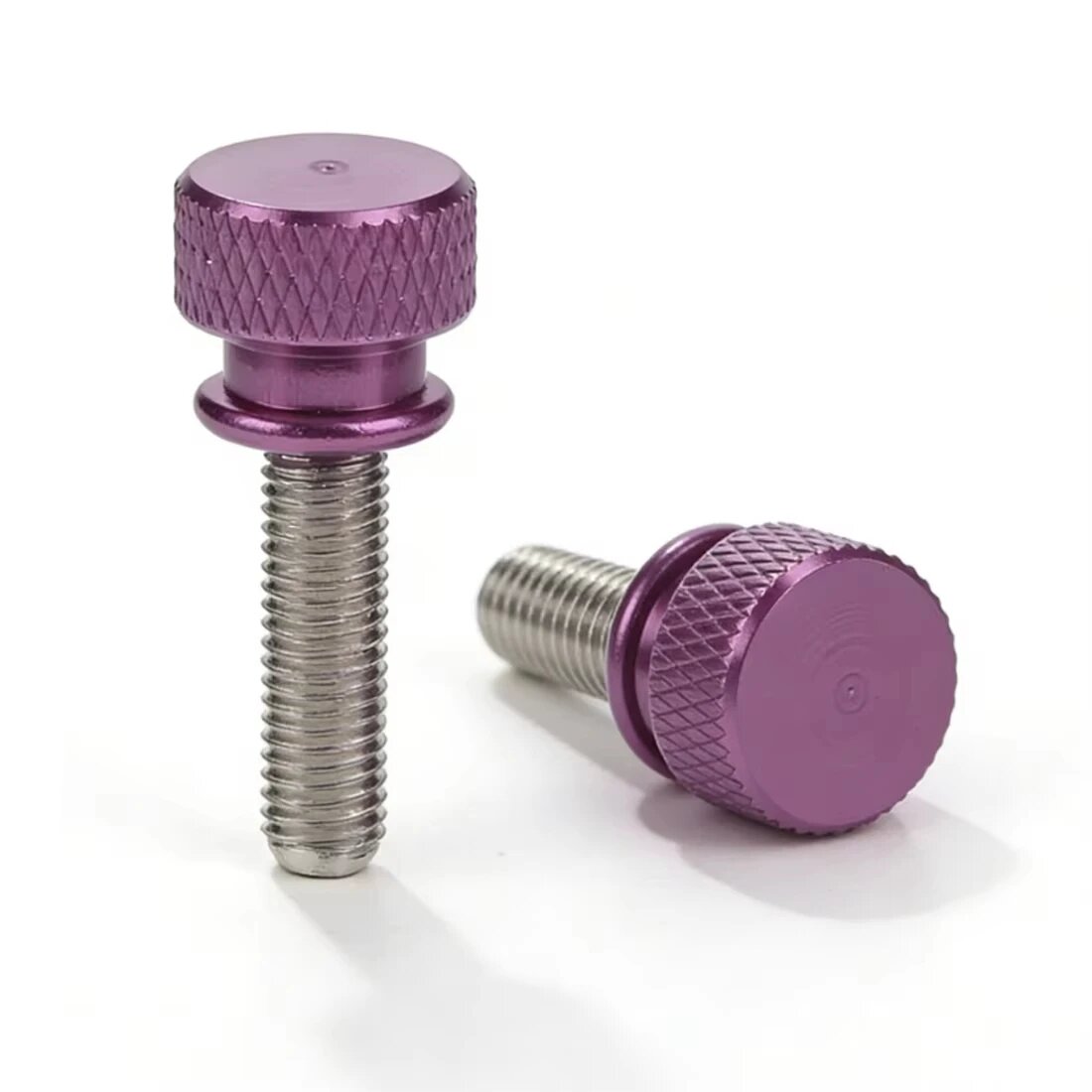 Цветной алюминиевый винт-барашек M3 6-100 мм M3x8mm, Фиолетовый, Purple