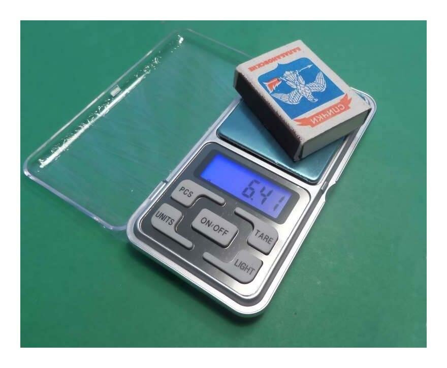 Весы 500г/0.01г (2xAAA) MH-500