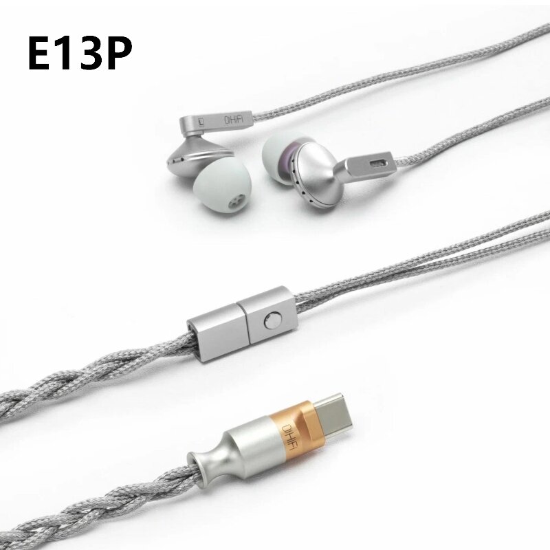 DdHiFi E13P (объем памяти) Hi-Fi наушники с суперлинейным планарным драйвером 13 мм, совместимые со смартфонами с USB-C и