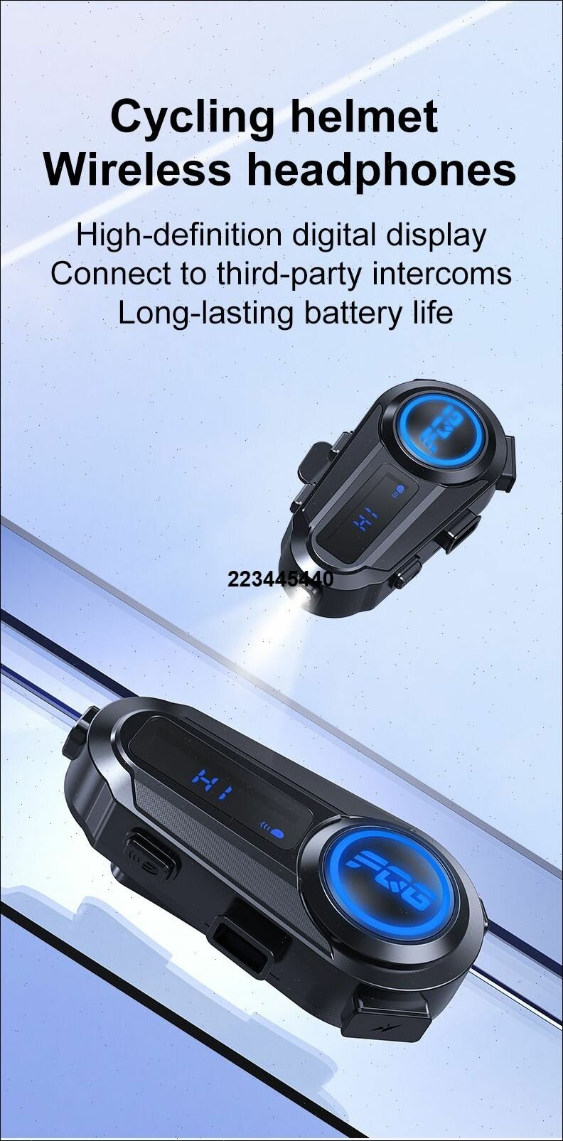 Bluetooth 6 мотогарнитура Y08 для шлема с интеркомом, автоматический ответ
