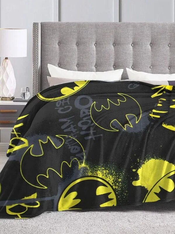 MXEB Плед с фотопринтом Batman Пледы Бэтмен , Фланель, 100 см х 75 см