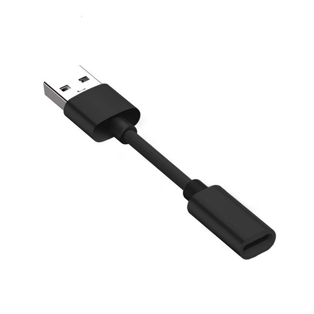 Кабель-адаптер USB 2.0 на Type C (мама), Черный