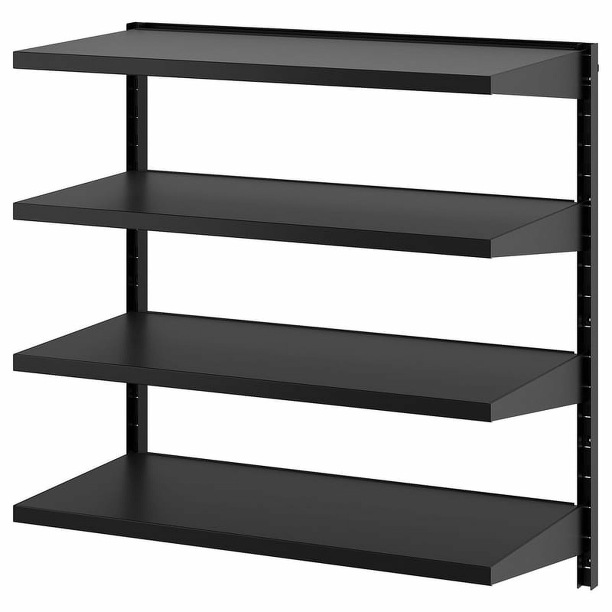 Полка IKEA BROR, черный, 88x45x90 см 095.718.54
