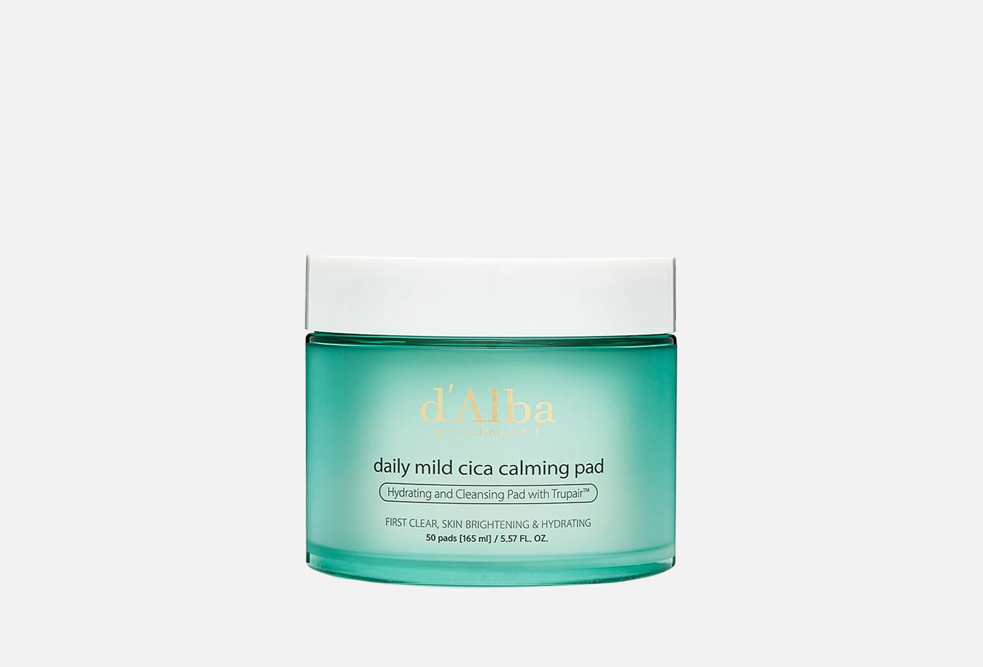 D'Alba Daily Mild Cica Calming Pad Двусторонние тонер-пэды для лица 50шт