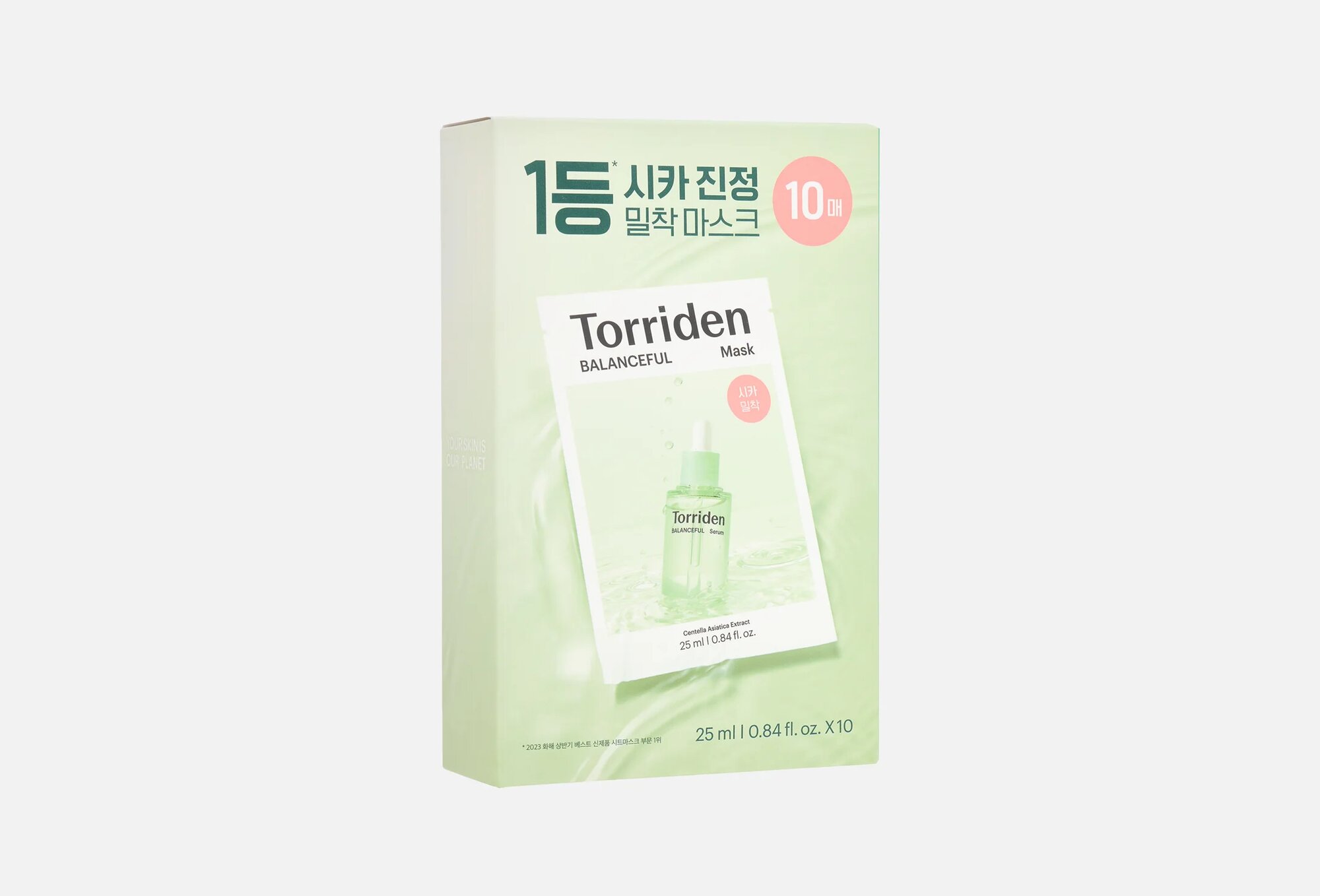 TORRIDEN BALANCEFUL набор Успокаивающих тканевых масок для лица с центеллой азиатской 10шт