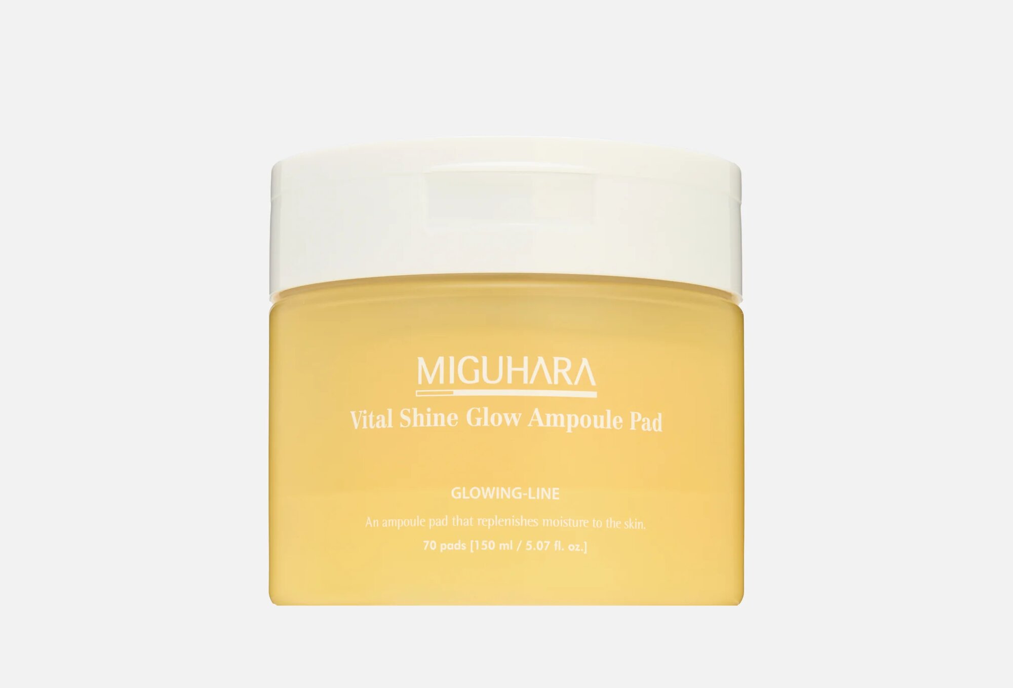 MIGUHARA Vital Shine Glow Увлажняющие диски для лица 70шт