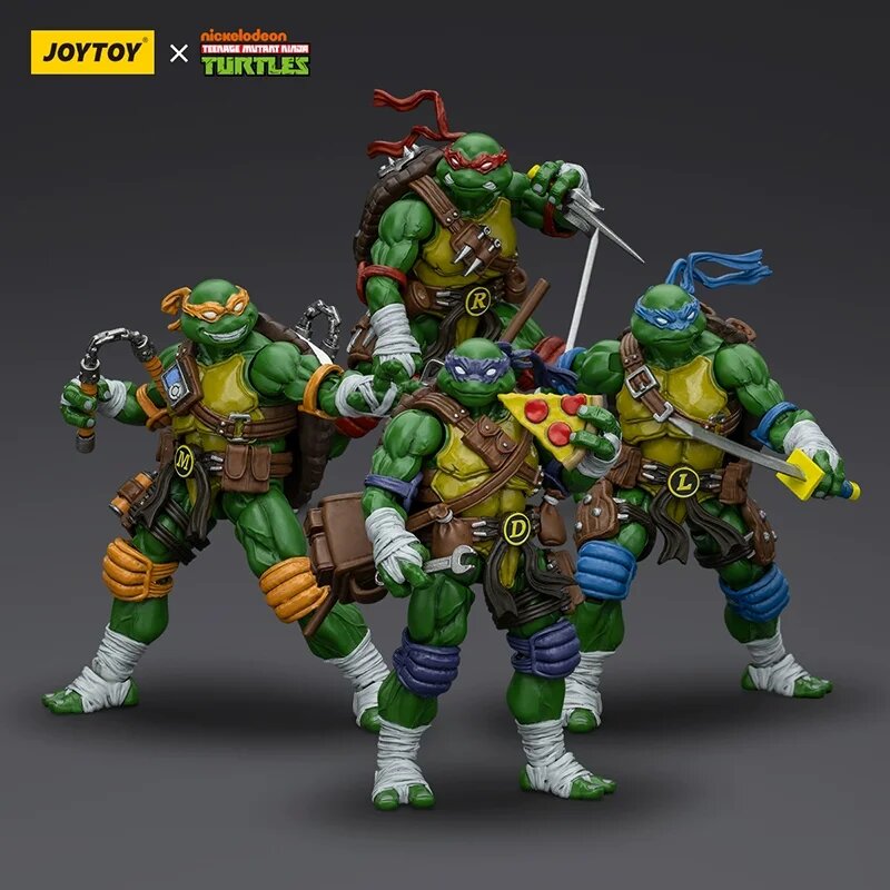 Joytoy Dark Source Черепашки Ниндзя-подростков фигурки 4pcs a set