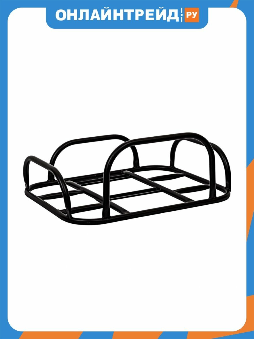 Багажник-платформа Bike Parts с крепежем на задний багажник, сталь
