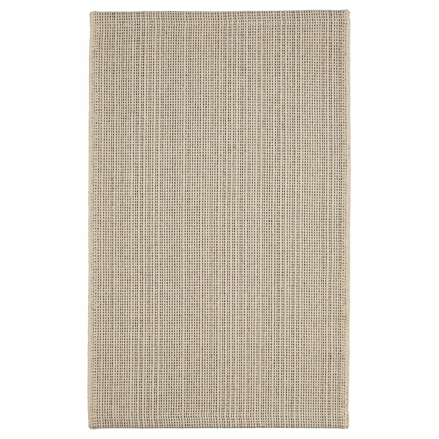 Ковер IKEA TIPHEDE, цвет натуральный черный, 50x80 см 405.928.25
