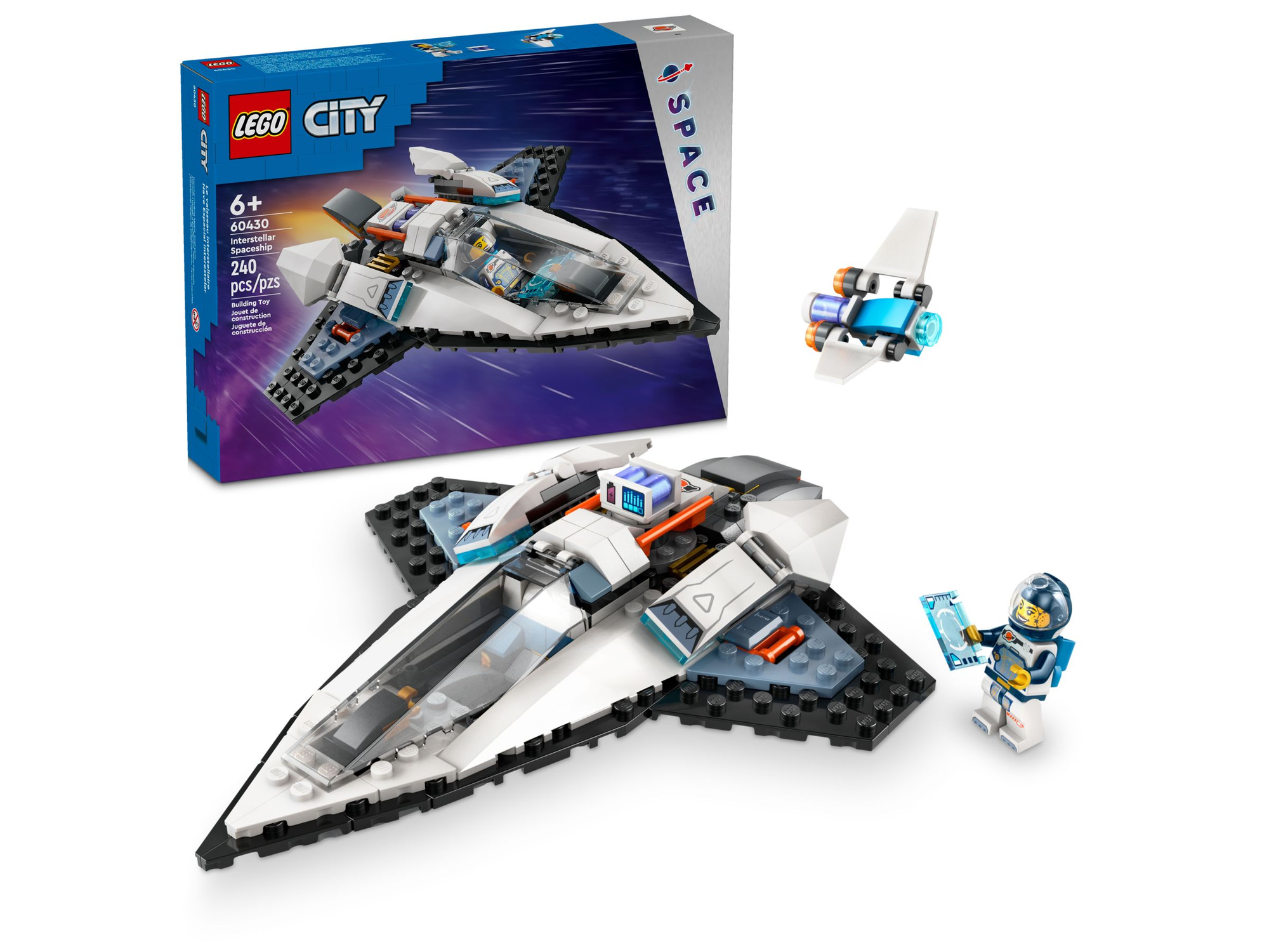 Конструктор LEGO City 60430 Межзвездный космический корабль, 240 дет.