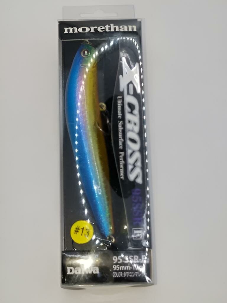Воблер минноу Daiwa X-cross Morethan 95 SSR-F, 95мм, 12 г, плавающий, заглубление 0-0,2 м