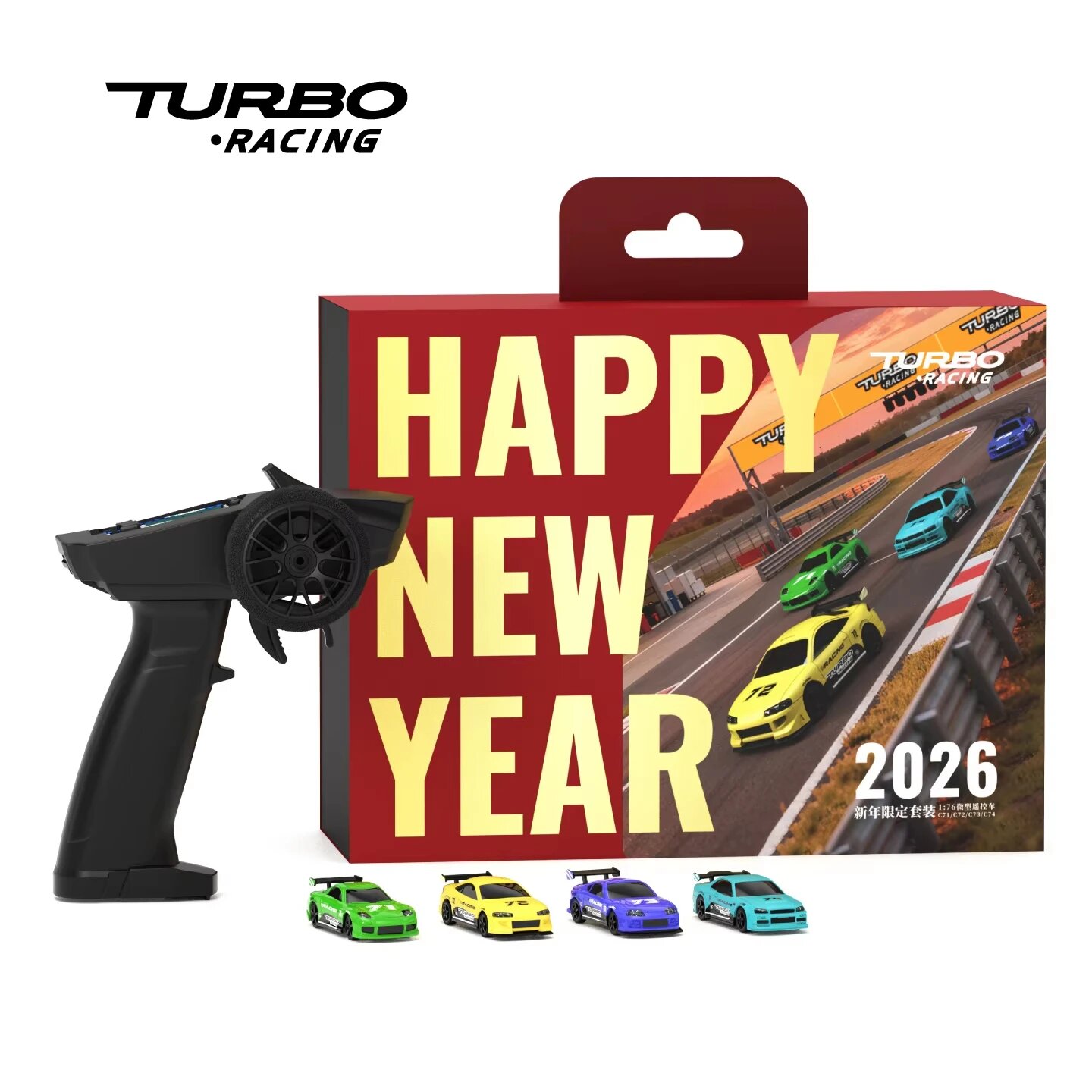 ZDRACING Turbo Racing 1:76 RC Car Set C71 C72 C73 C74