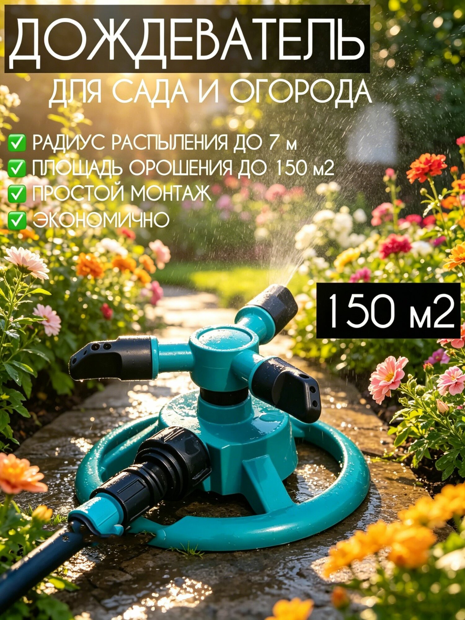 Разбрызгиватель, дождеватель