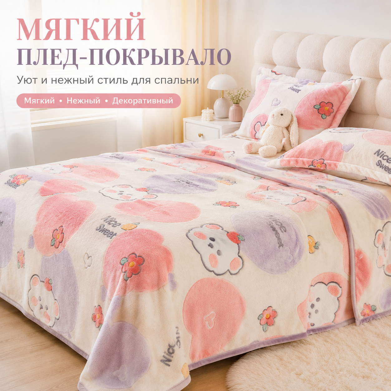 Икеа зима однотонный снежинка флисовое одеяло утолщенное молочное коралловое руно маленькое одеяло