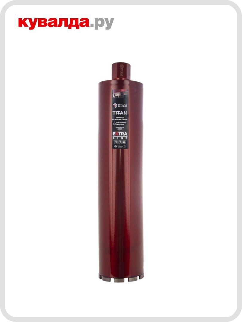 Алмазная коронка для мокрого сверления DIAM самс 112x450х10x1,1/4UNC Extra Line Titan (железобетон)