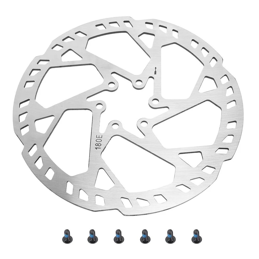 Дисковый тормоз для электровелосипеда 180 мм, 2.3 мм толщины, 6-болтовое крепление, для городских поездок и модернизации