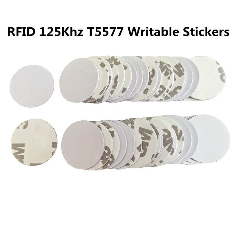 RFID-метка T5577 С Чипом 125 кГц, Перезаписываемая, Для Бесконтактного Контроля Доступа, 25 Мм, Репликационная Этикетка-токен