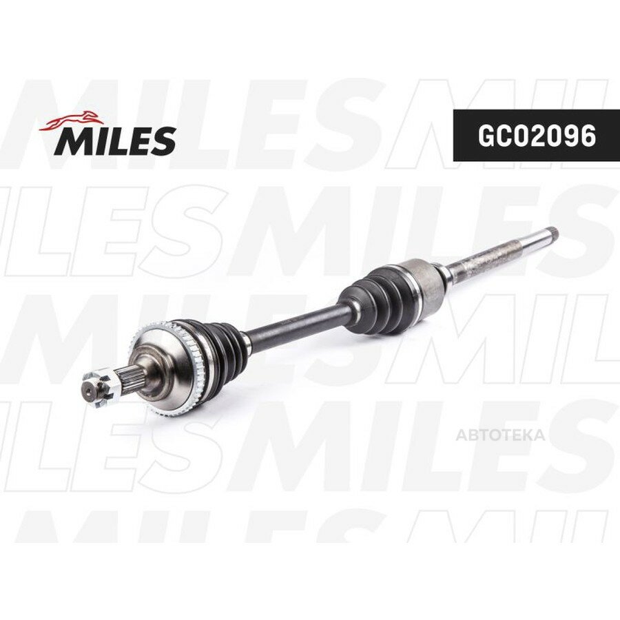 Привод в сборе PEUGEOT 406 1.6-1.9D 95-04 прав. +ABS MILES GC02096