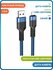 Дата-кабель Hoco U110 USB-Lightning, 1.2 м, синий