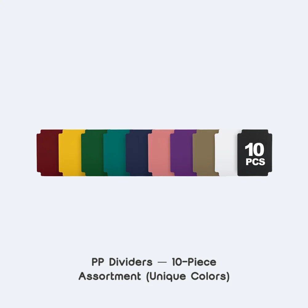 Коробка для хранения коллекционных карт PP Dividers 10Pcs