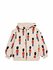 Куртка BOBO CHOSES Graphic-print zip-up jacket, размер 134, бежевый цветы мелкие