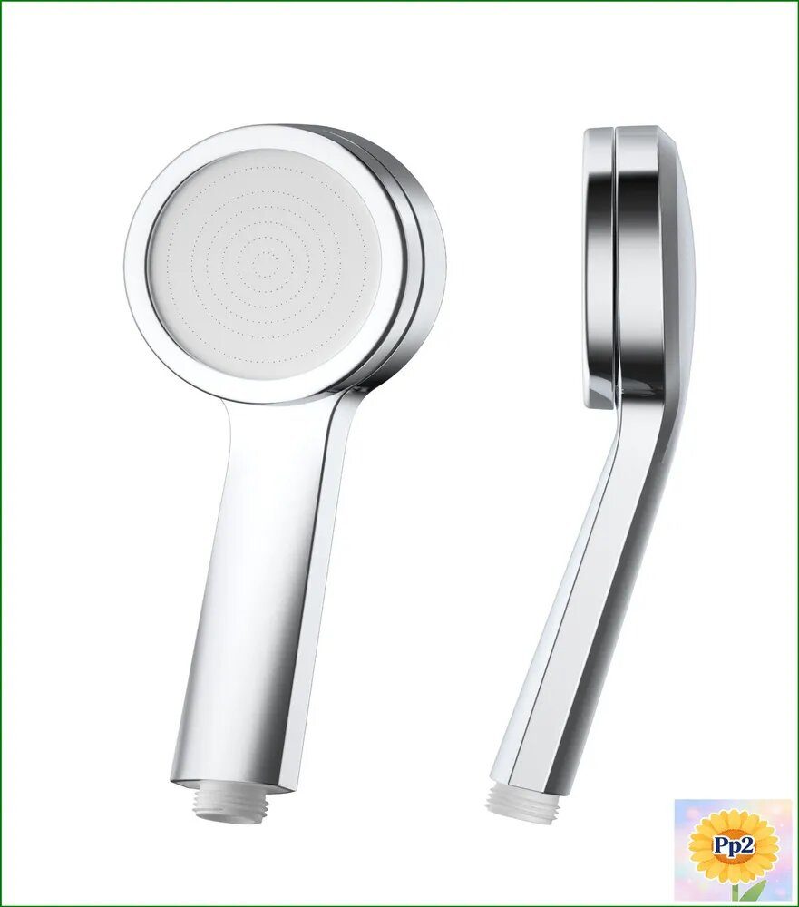 Душевая лейка Homsly, хром, 1 режим, коллекция Basic, 2H-007-CC1H-BSC