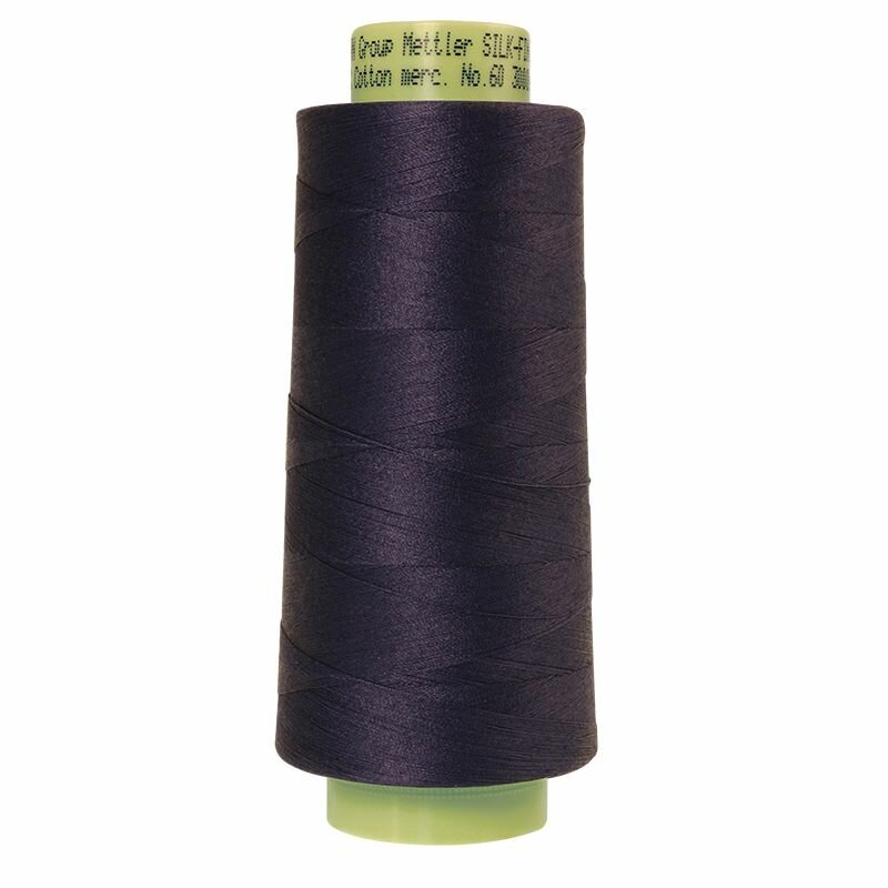Нить для машинного квилтинга METTLER "Silk Finish", Cotton 60, 2743 м, цвет 0825, Navy