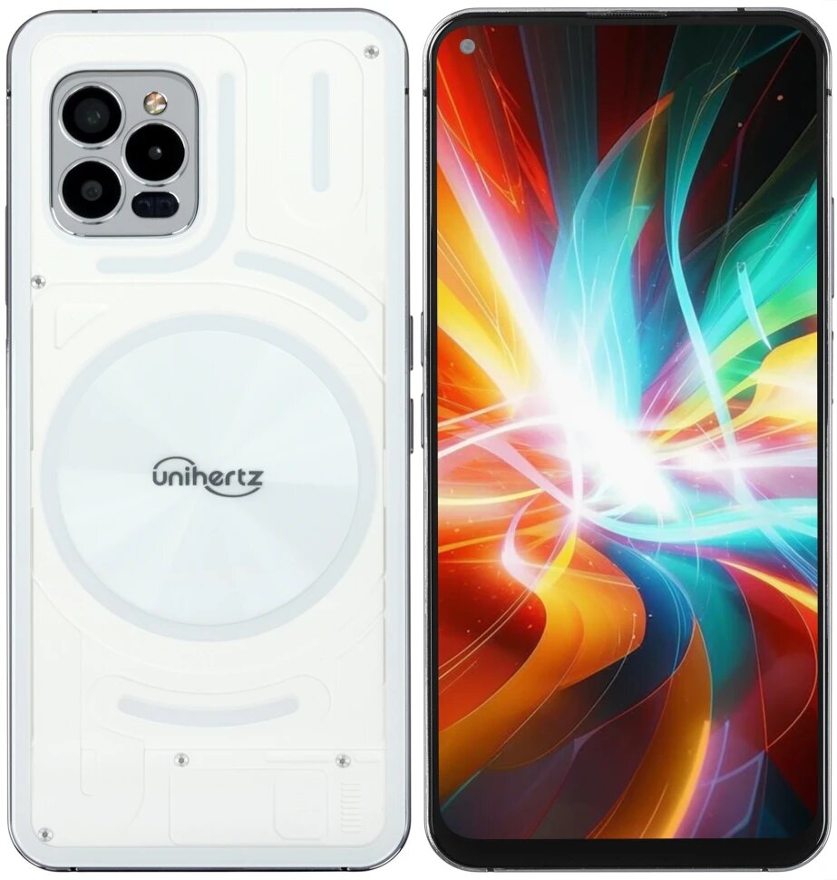 6.81" Смартфон Unihertz Luna 12/256 ГБ, NFC, 4G, 5000 мА*ч, белый