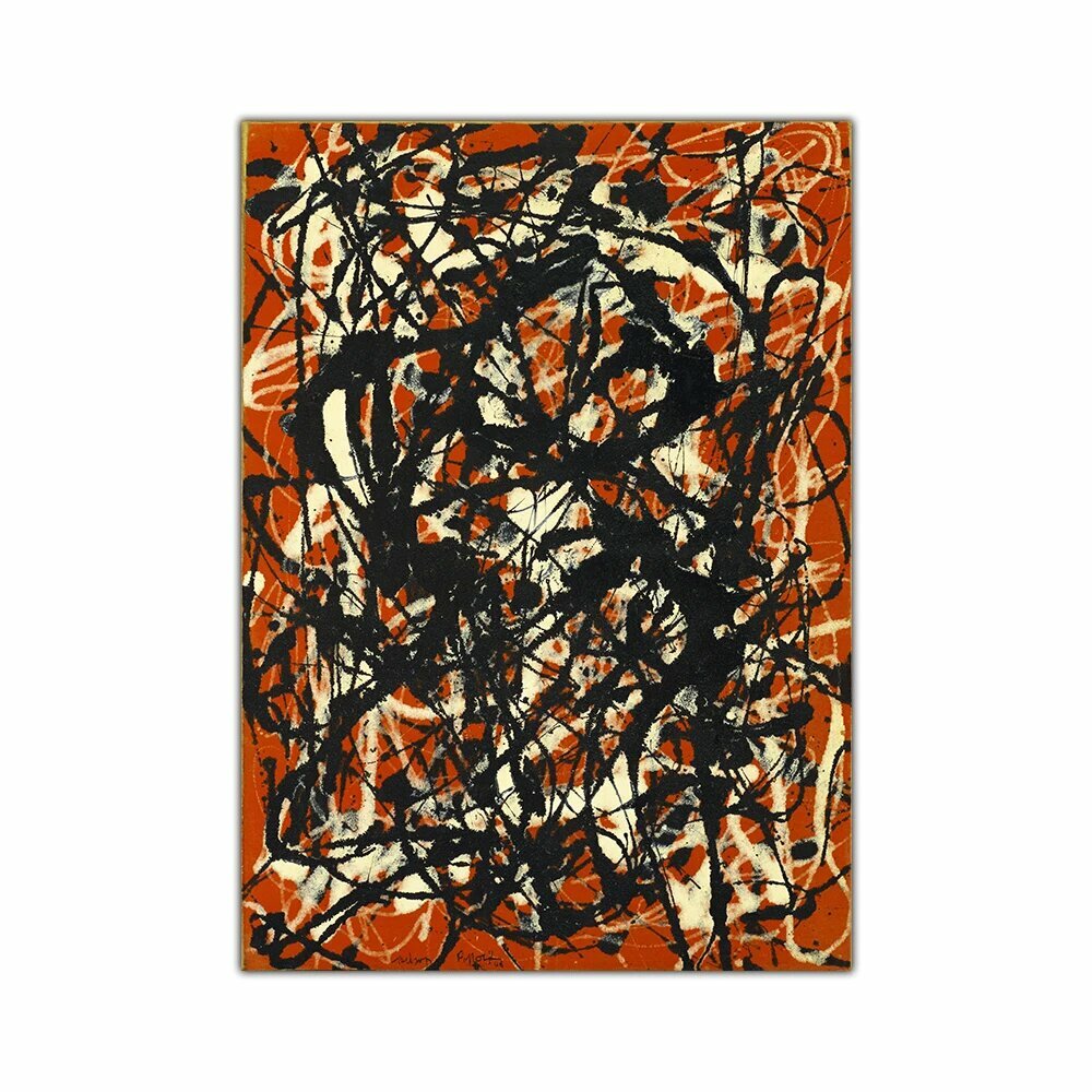Картина маслом "Джексон Полок. Free Form" ReachMani 70x105cm Canvas